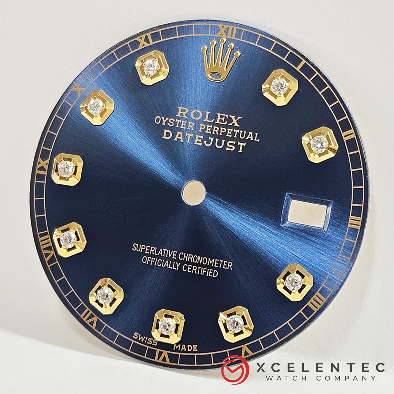 Rolex Datejust 36 Navy Blue Diamond Dial RT [Ref 1601, 16014] | XCELENTEC
